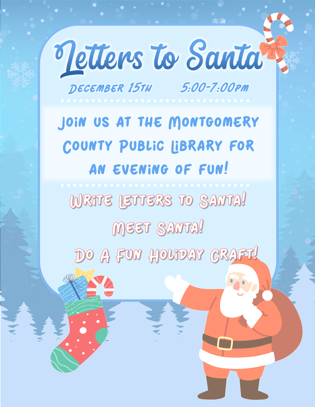 Letters to Santa – Montgomery County Public Library